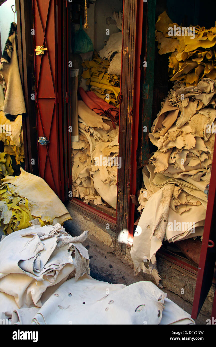 Leather hides hi-res stock photography and images - Alamy