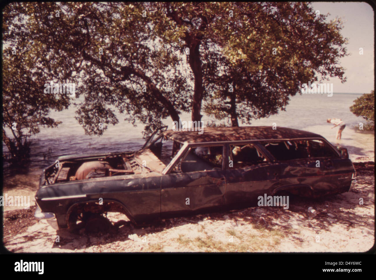 A DOCUMERICA photograph from Little Duck Key in the Florida Keys shows ...