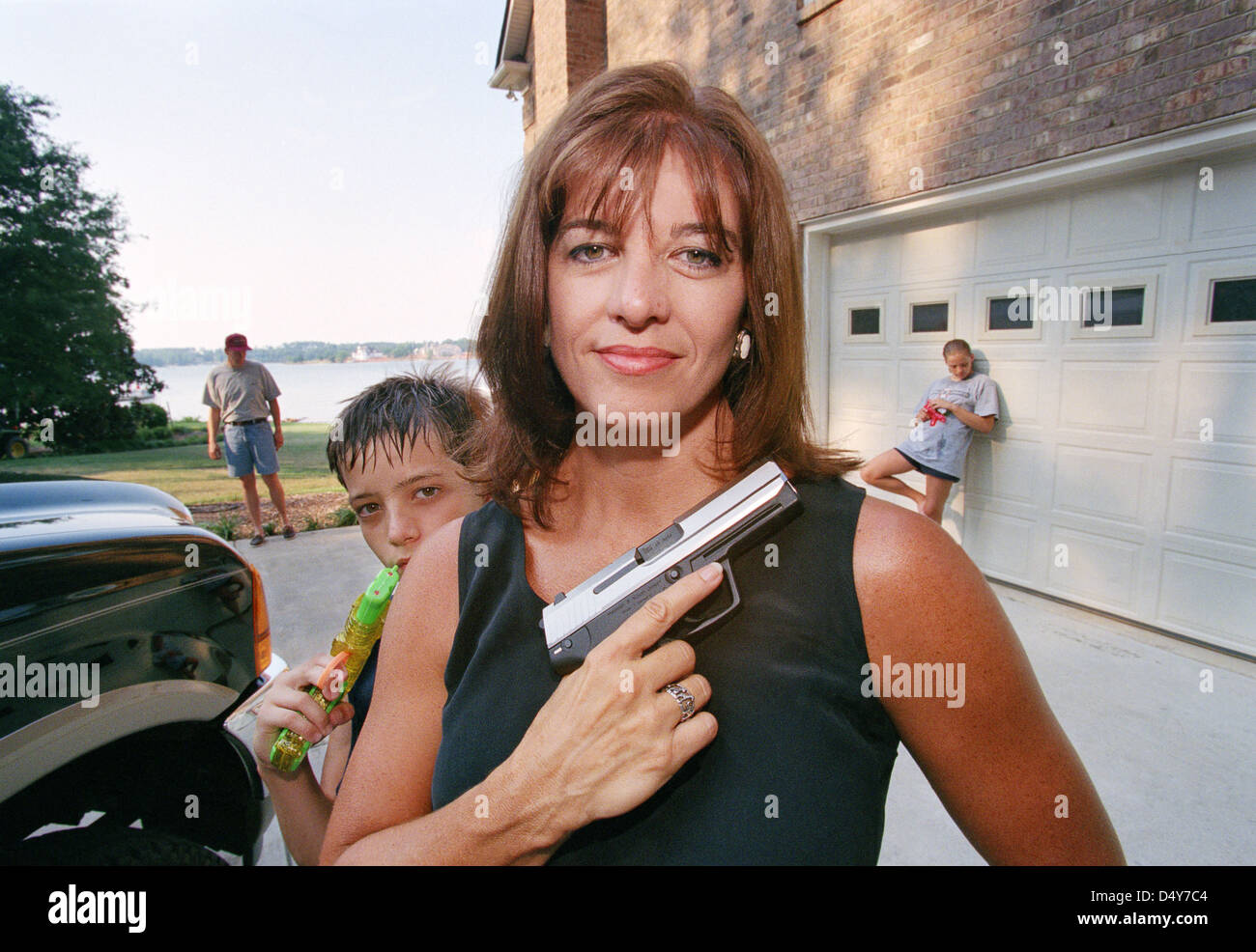 Americans with their guns. Guns, gun culture, and gun laws have come ...