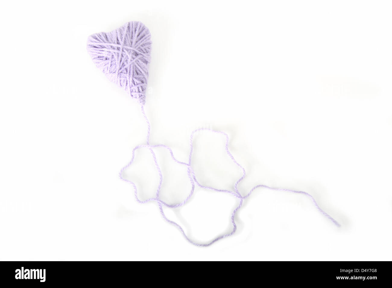 heart shaped wool Stock Photo - Alamy