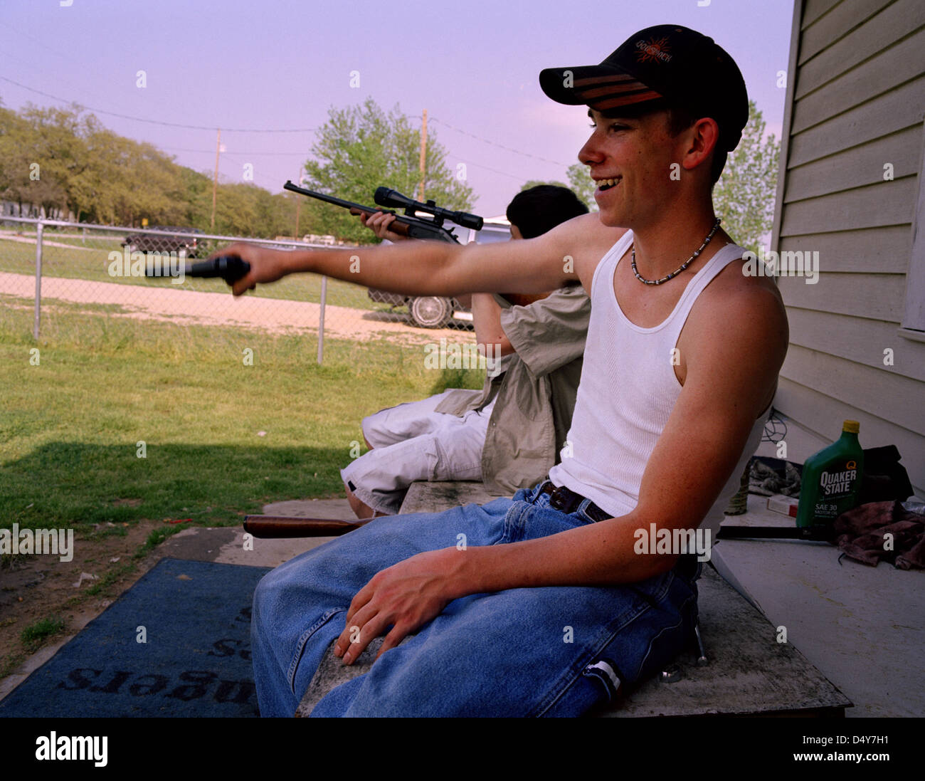 Americans with their guns. Guns, gun culture, and gun laws have come ...