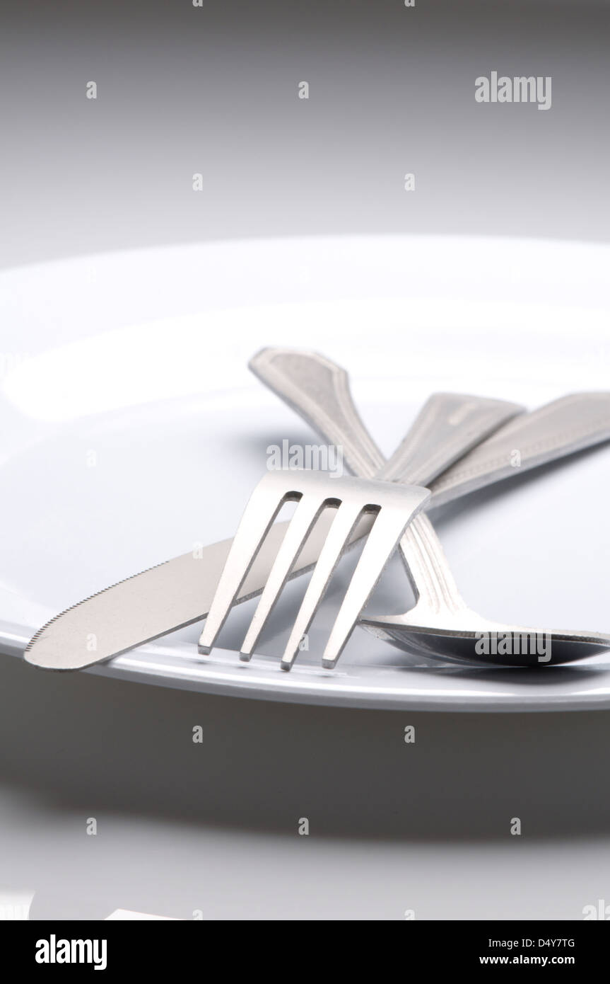 Plate and utensils hi-res stock photography and images - Alamy
