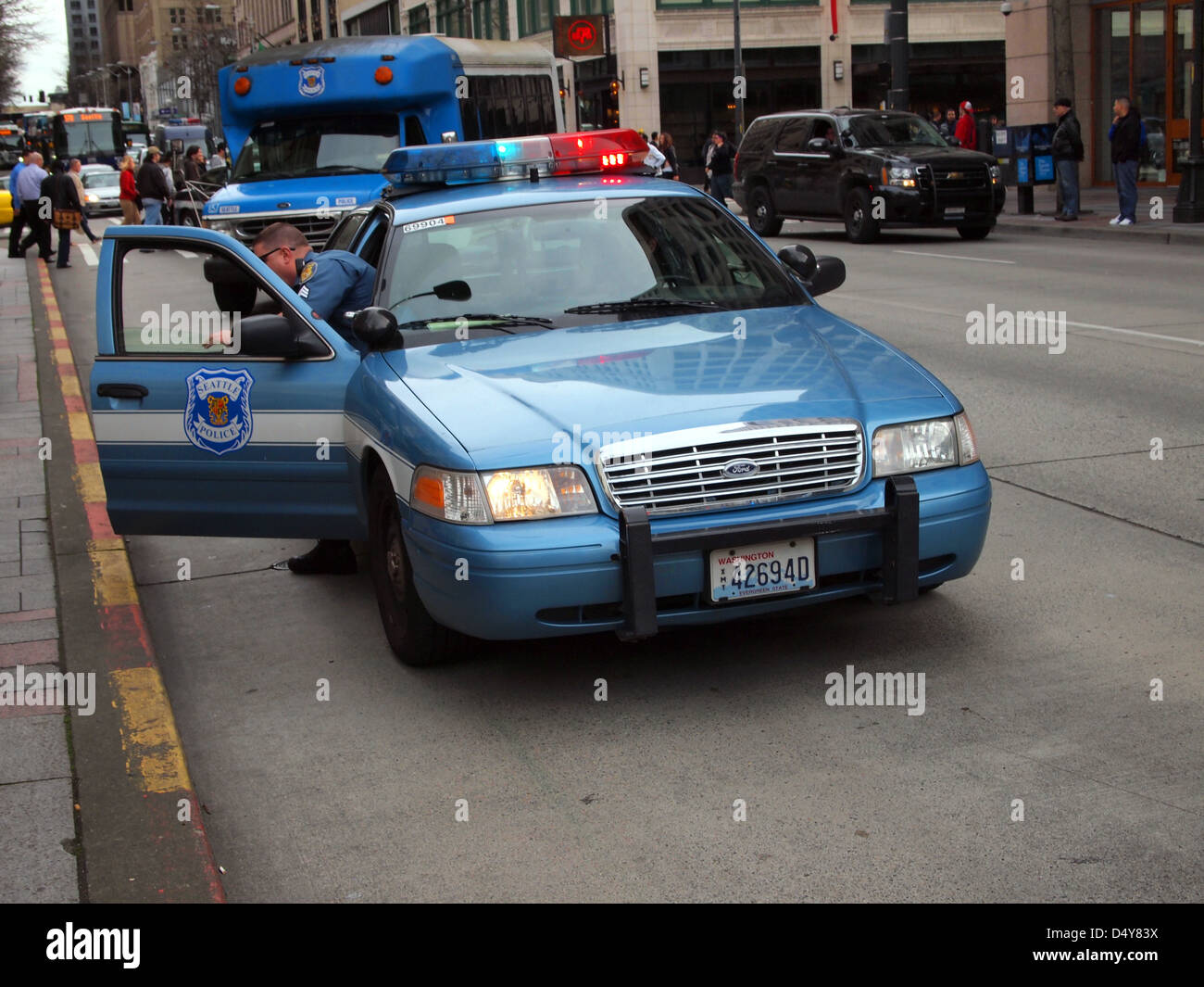 Seattle police car hi-res stock photography and images - Alamy
