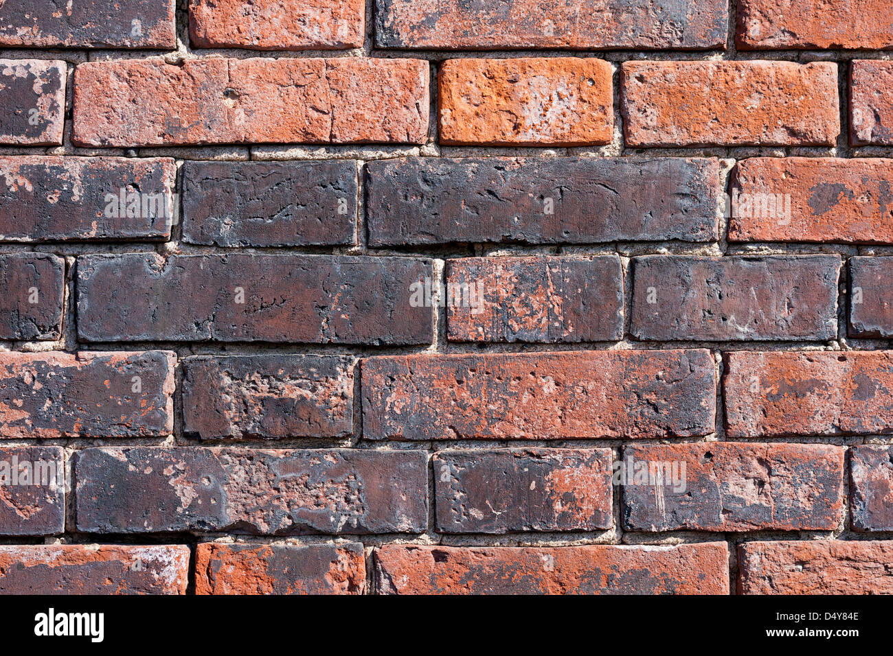 Old weathered red brick wall as background Stock Photo - Alamy
