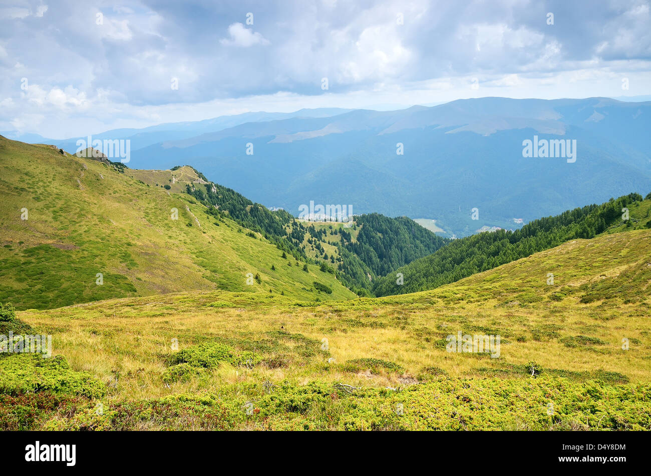 Beautiful summer landscape in Transylvania, Romania Stock Photo - Alamy