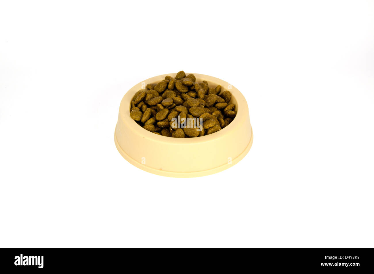 Cat bowl isolated white background Stock Photo - Alamy