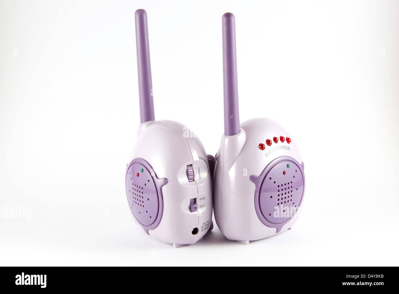 baby walkie-talkie isolated on white background Stock Photo - Alamy