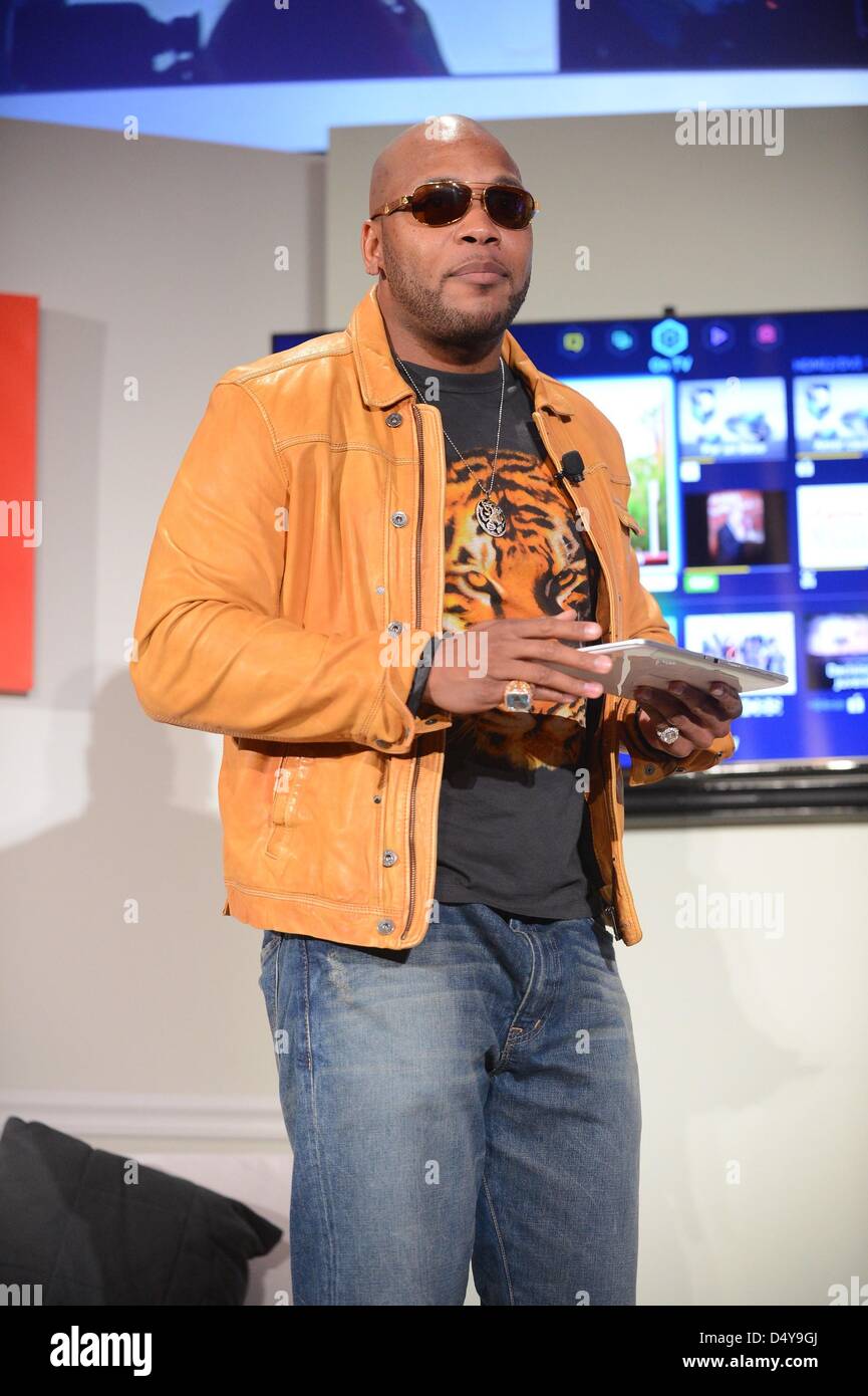 New York, USA. 20th March 2013. Flo Rida at arrivals for Launch of ...