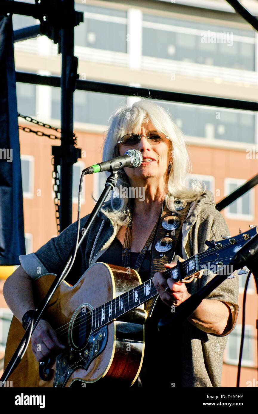 March 15, 2013 - Austin, Texas, U.S. - Country singer Emm yLou Harris ...