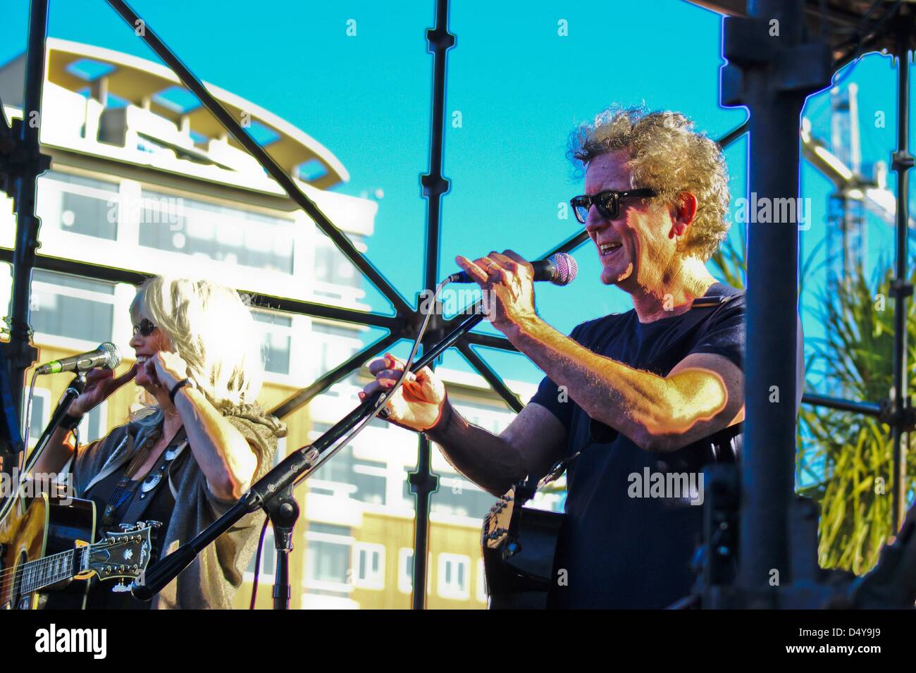 March 15, 2013 - Austin, Texas, U.S. - Country singers EmmyLou Harris ...