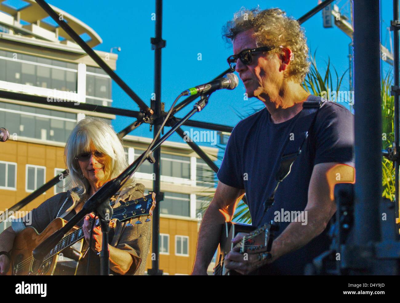 March 15, 2013 - Austin, Texas, U.S. - Country singers EmmyLou Harris ...