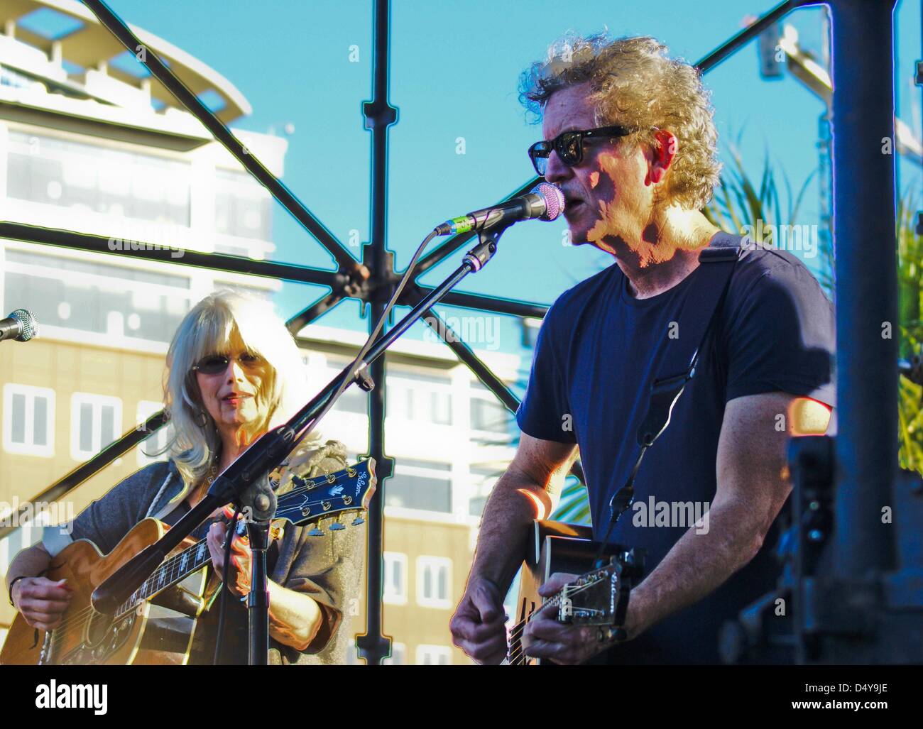 March 15, 2013 - Austin, Texas, U.S. - Country singers EmmyLou Harris ...