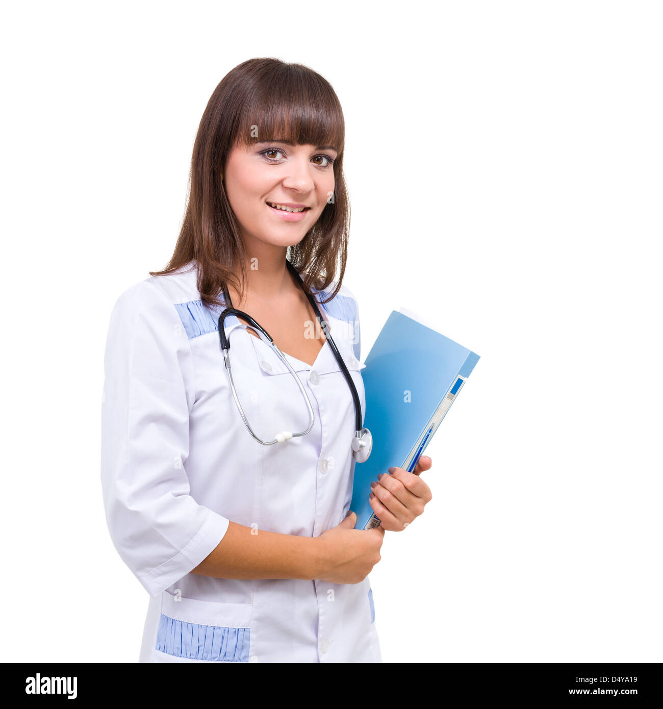 Smiling medical doctor woman with stethoscope Stock Photo - Alamy