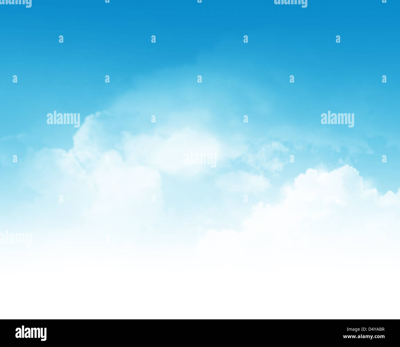 Cloudy blue sky abstract background Stock Photo - Alamy