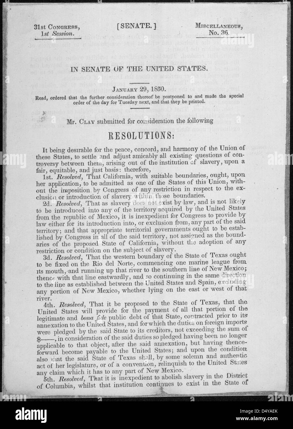 Great Compromise Document