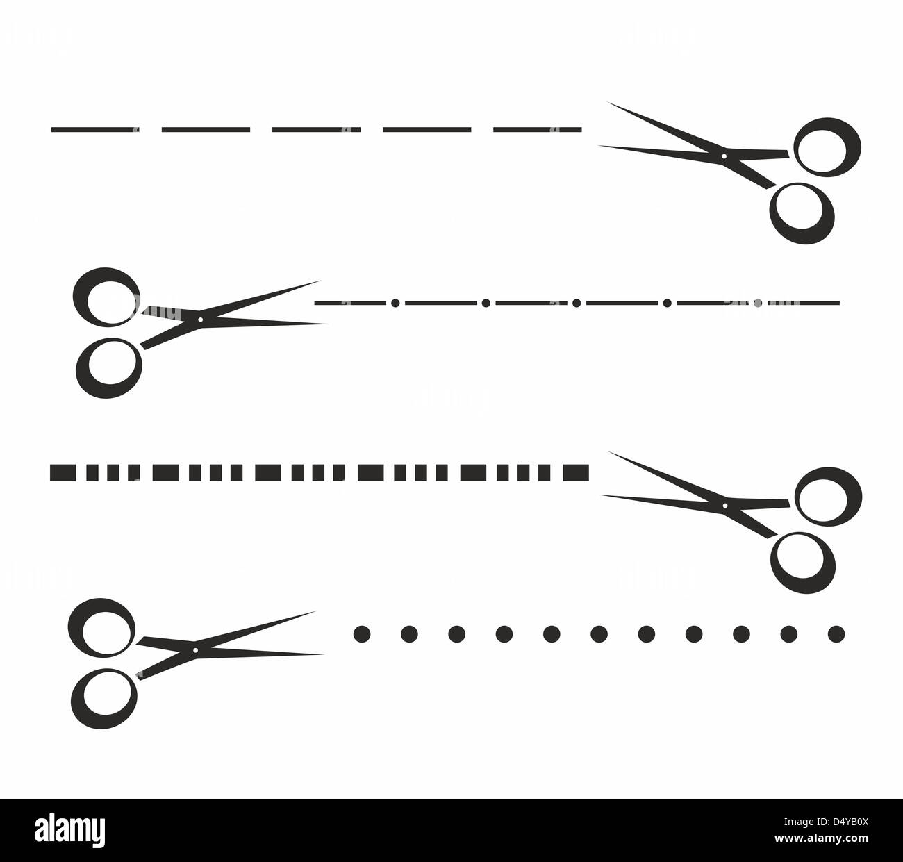 Scissors tag discount icon Black and White Stock Photos & Images - Alamy