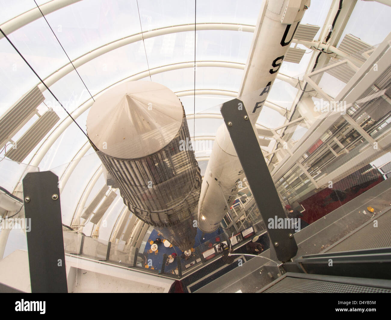 A Blue Streak and Thor Able rockets in the National space Centre in ...