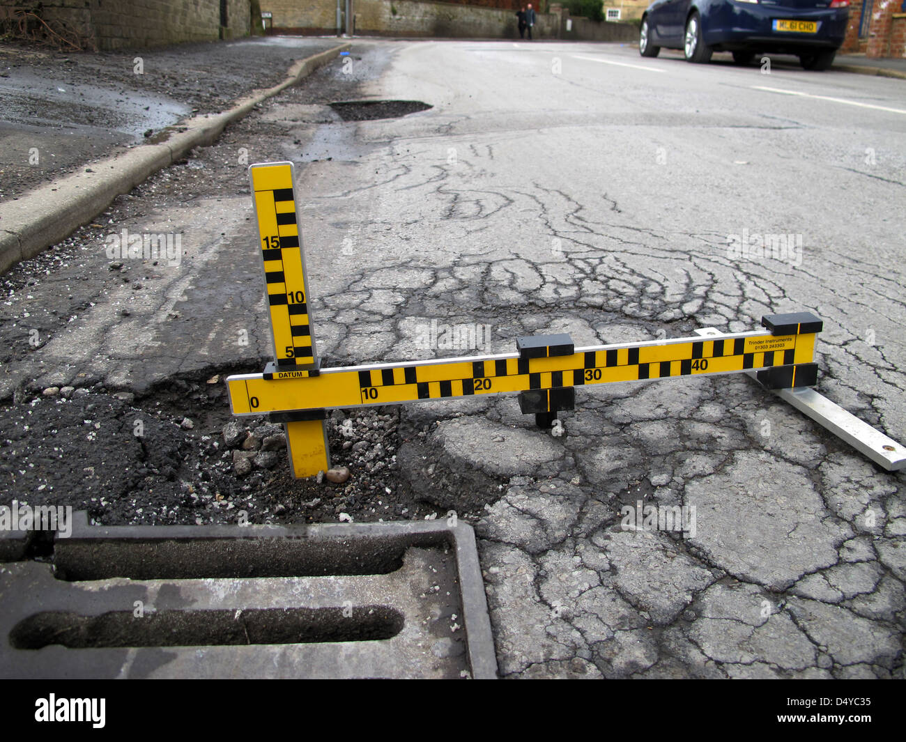Potholes, mechanical failures, defect measure instrument, survey ...