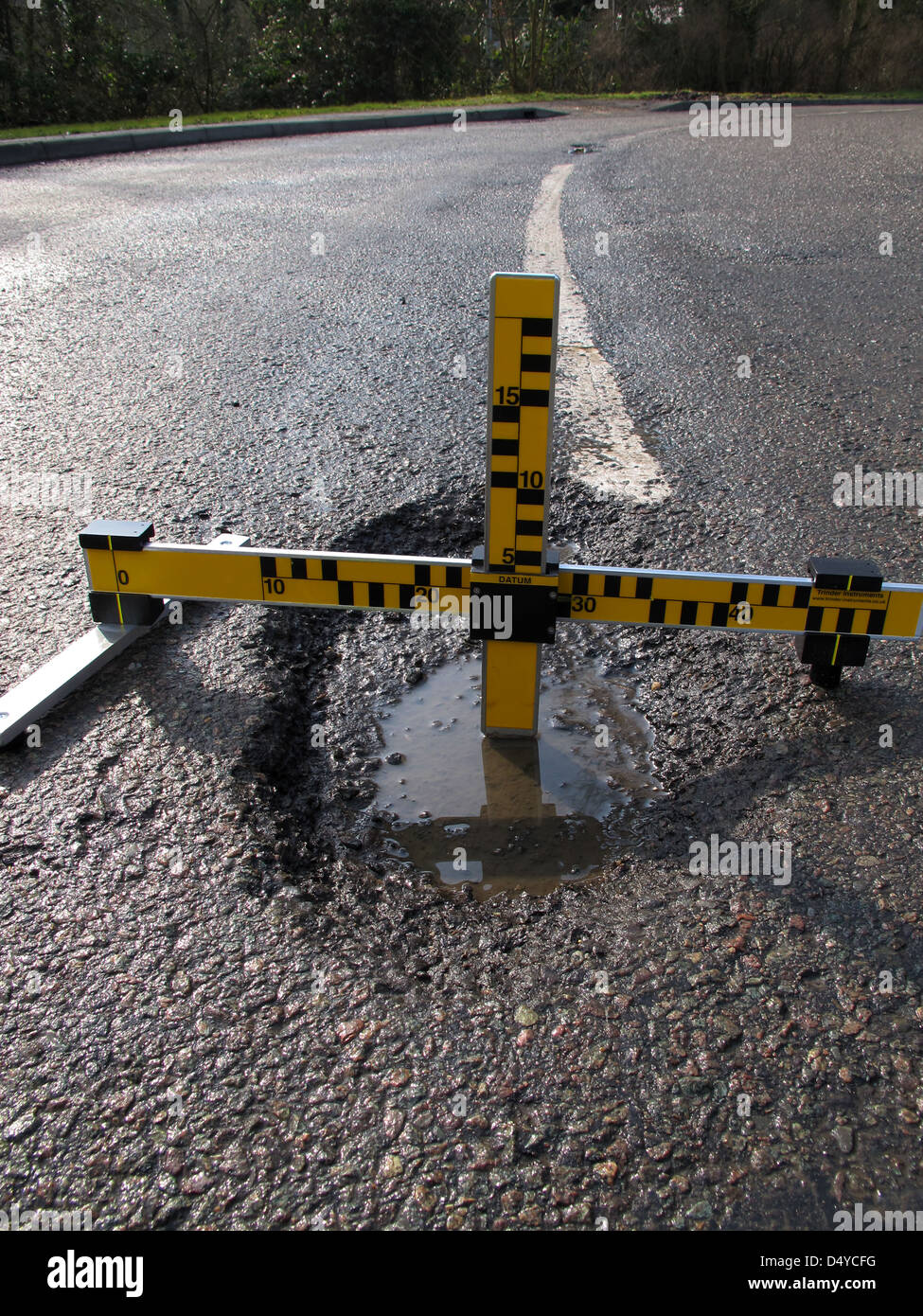 Potholes, mechanical failures, defect measure instrument, survey ...