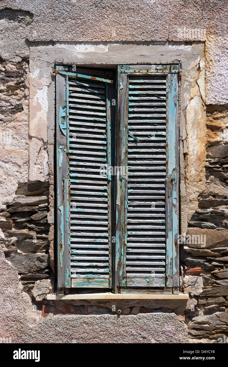 Shutters on old house hi-res stock photography and images - Alamy