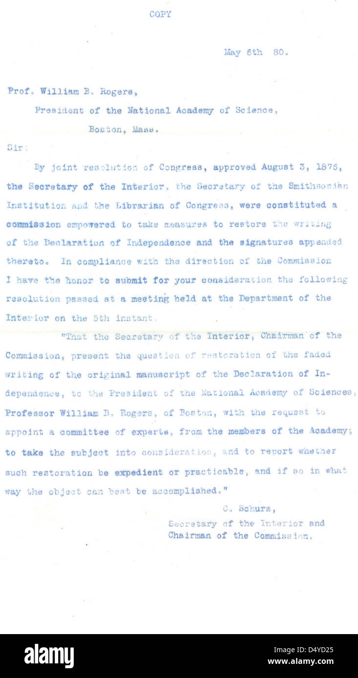 This document, the Declaration of Independence, held by the U.S ...