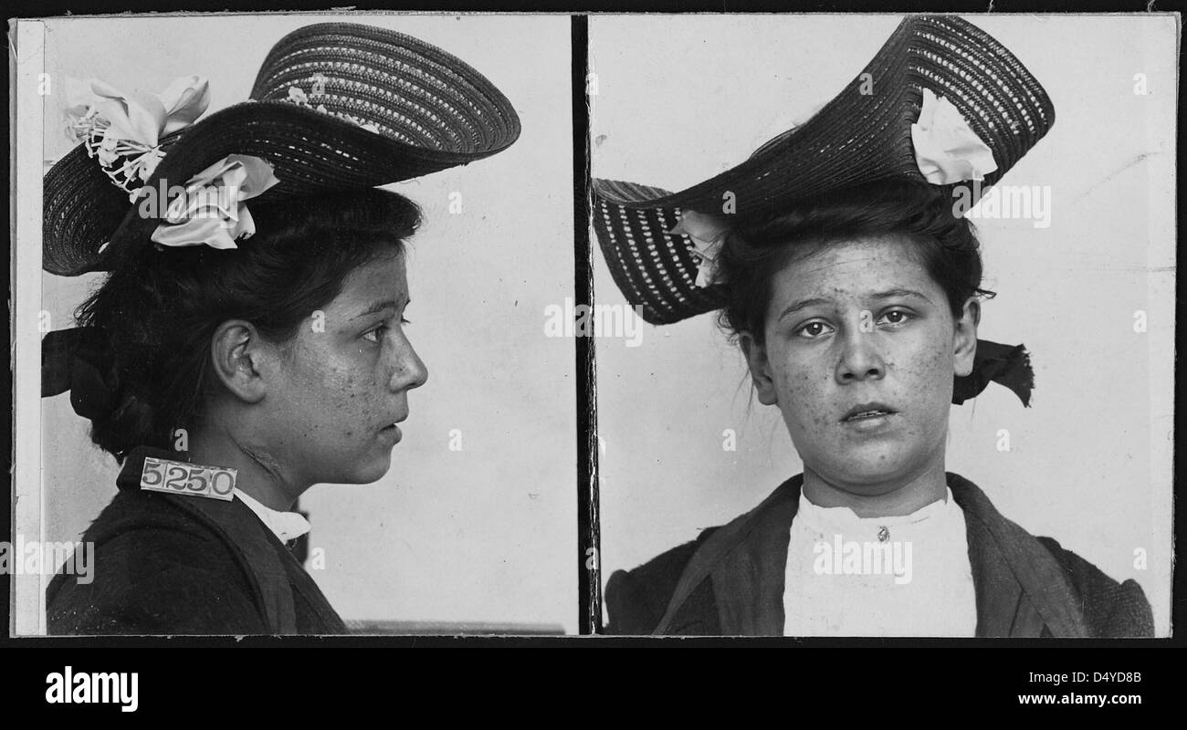 A 1906 photograph of Lizzie Cardish, a prisoner at the Leavenworth ...