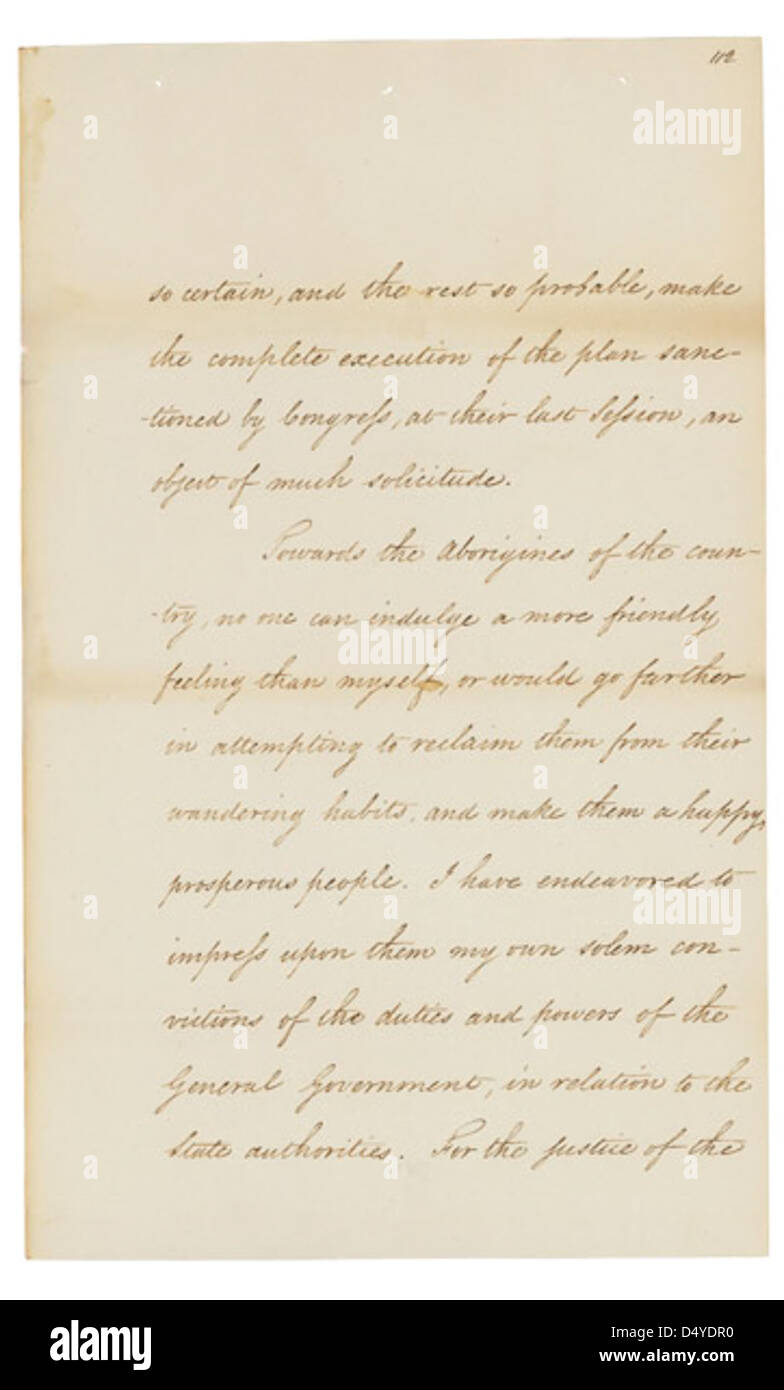 President Andrew Jackson's message to Congress on Indian Removal ...