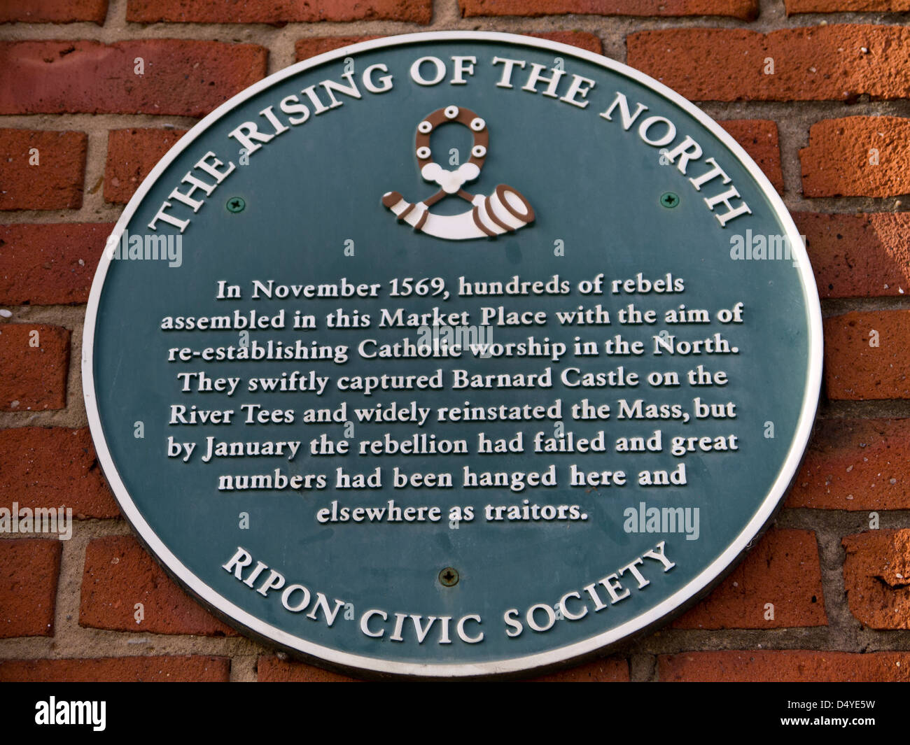 Signs in City of Ripon North Yorkshire England Stock Photo - Alamy