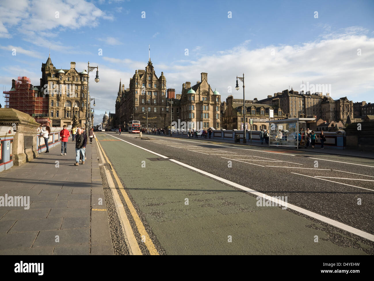 Edinburgh, United Kingdom, the North Bridge Stock Photo - Alamy
