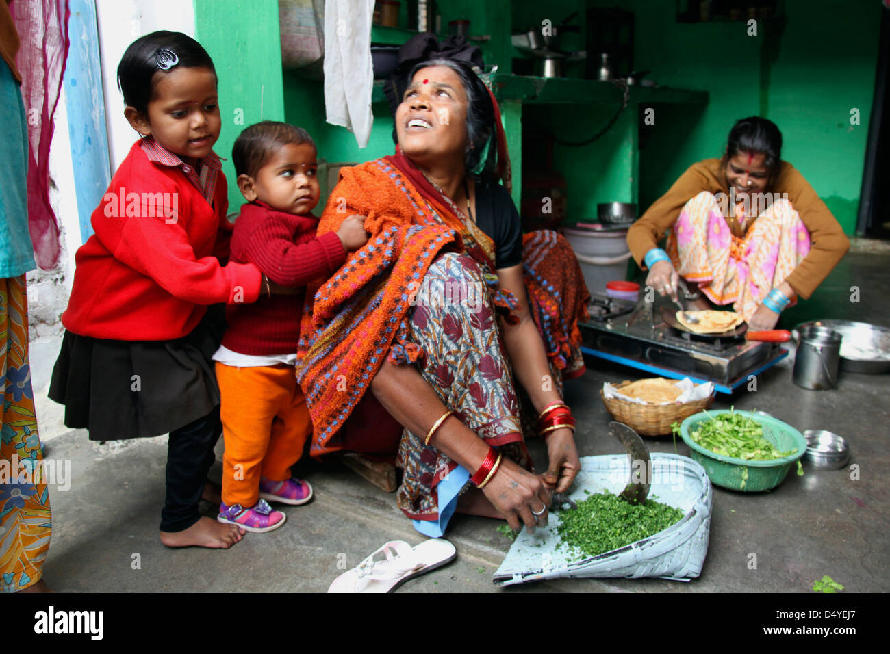 Villager family hi-res stock photography and images - Alamy