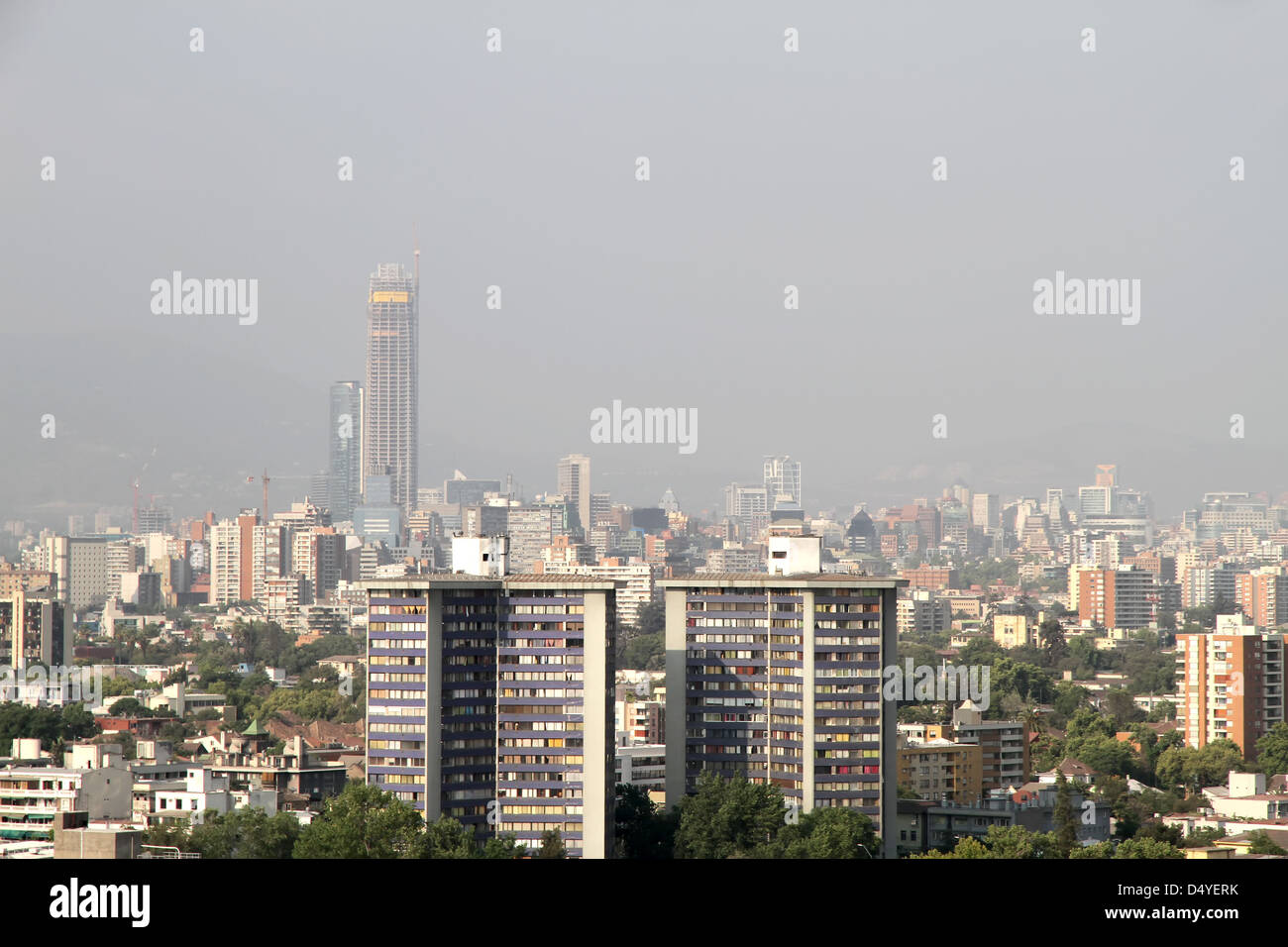 Chile santiago air pollution hi-res stock photography and images - Alamy