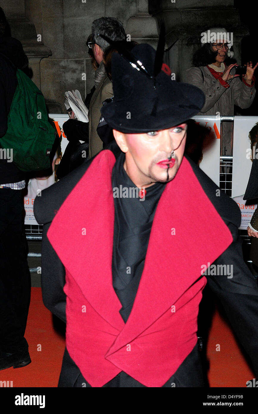 London, UK. 20th March 2013. Steve Strange attends the Private View of ...