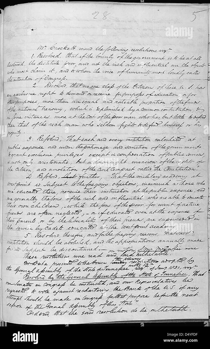 1830s congress Black and White Stock Photos & Images - Alamy