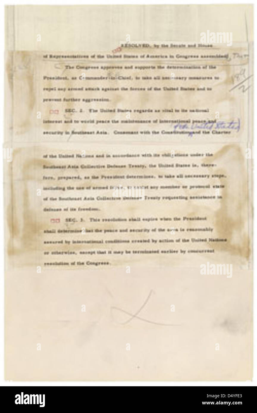 Gulf of tonkin 1964 hi-res stock photography and images - Alamy