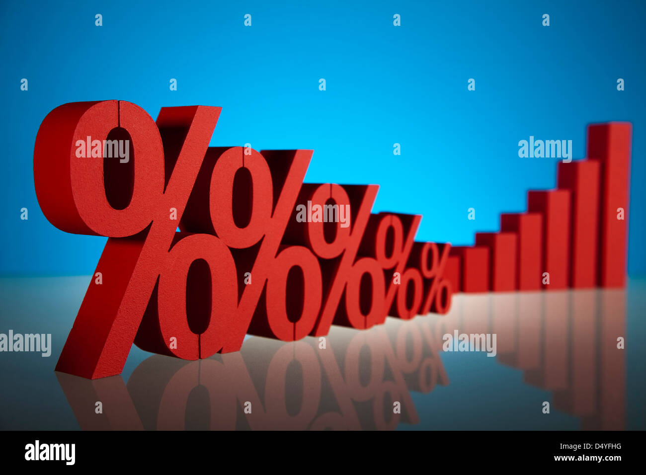 Red percentage symbols Stock Photo - Alamy