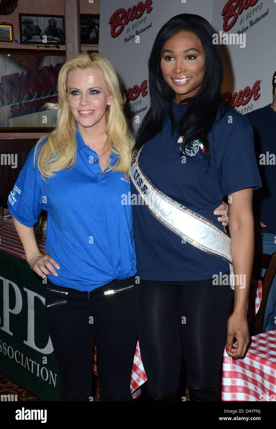 New York, NY, USA. March 20, 2013. Jenny McCarthy, Nana Meriwether in ...