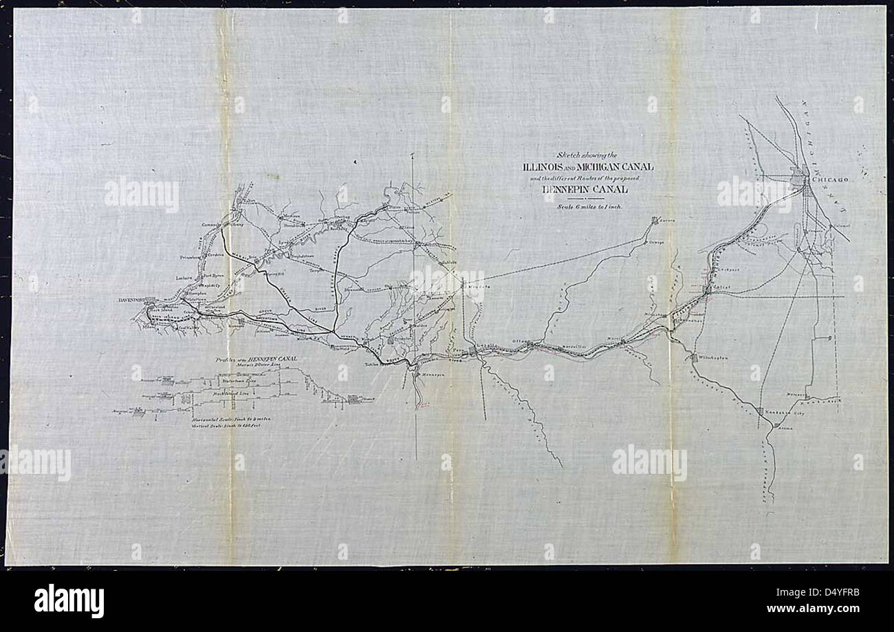 Hennepin map hi-res stock photography and images - Alamy