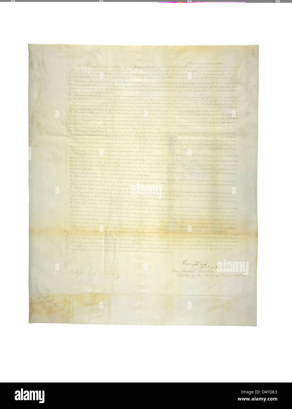 Nullification crisis hi-res stock photography and images - Alamy