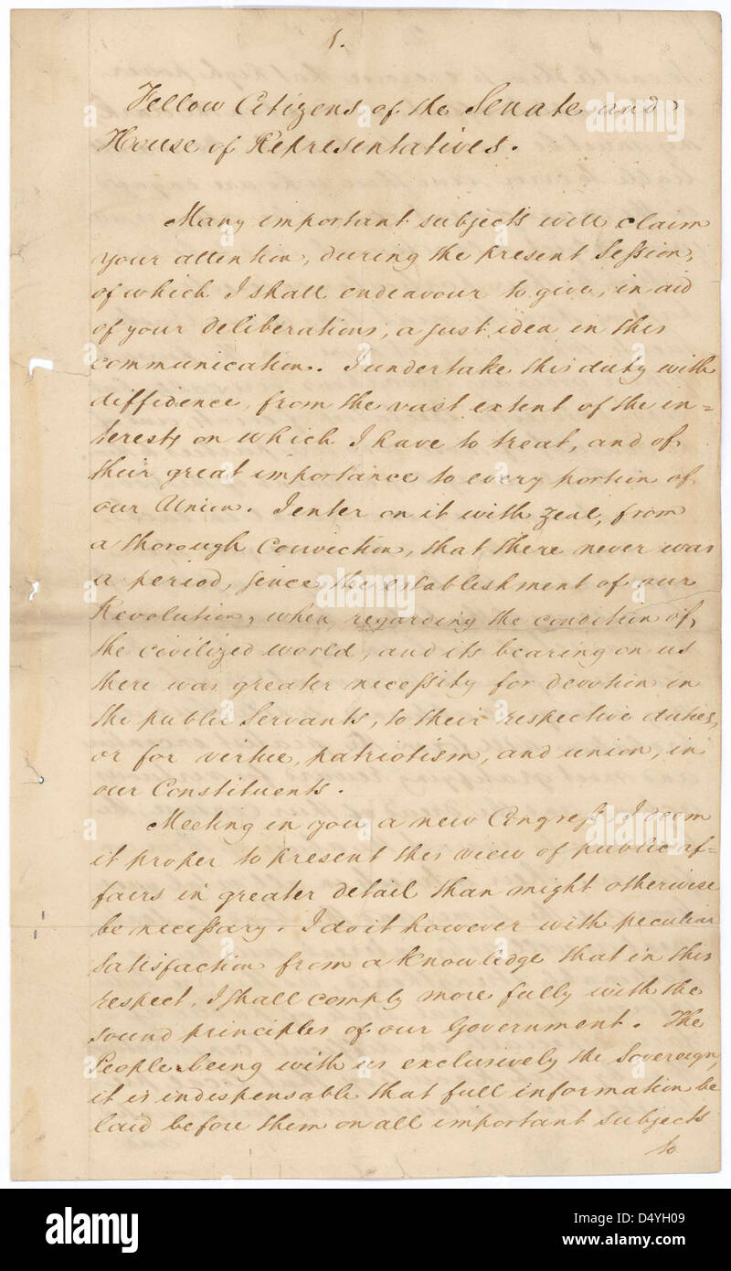 Monroe Doctrine Document