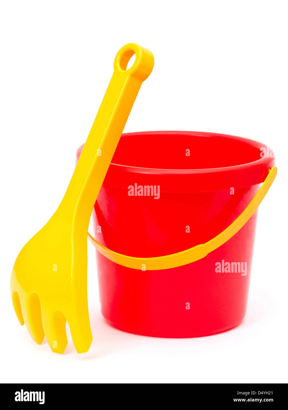 Red Plastic Bucket On White High Resolution Stock Photography and ...