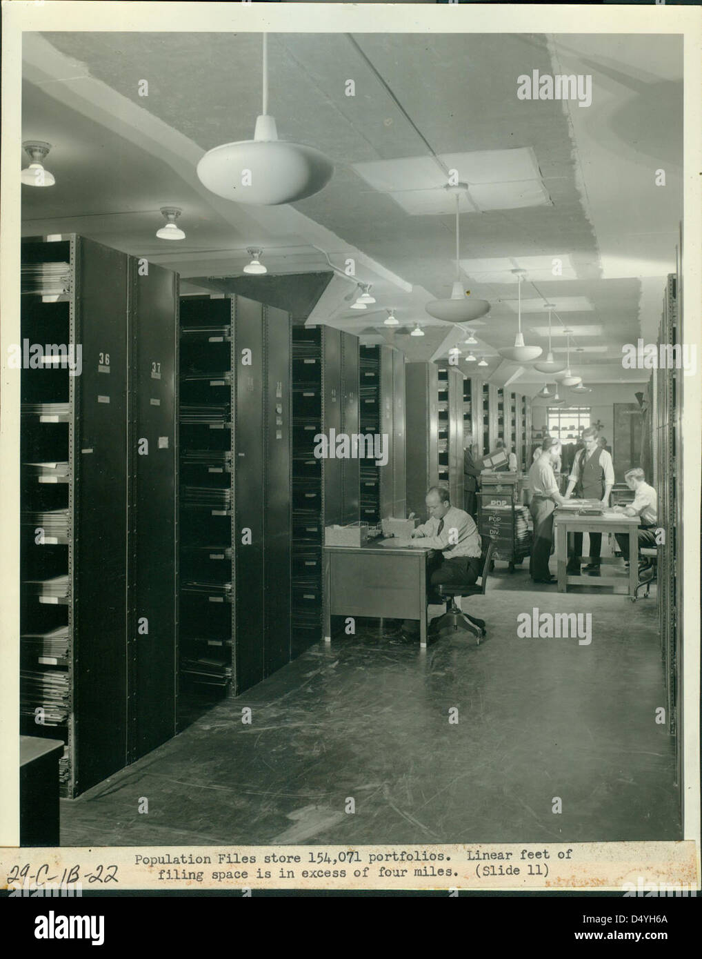 Population Files Stored 154,071 Portfolios, Linear Feet of Filing Space ...