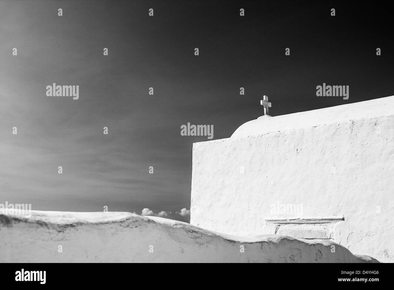 Mykonos town Black and White Stock Photos & Images - Alamy