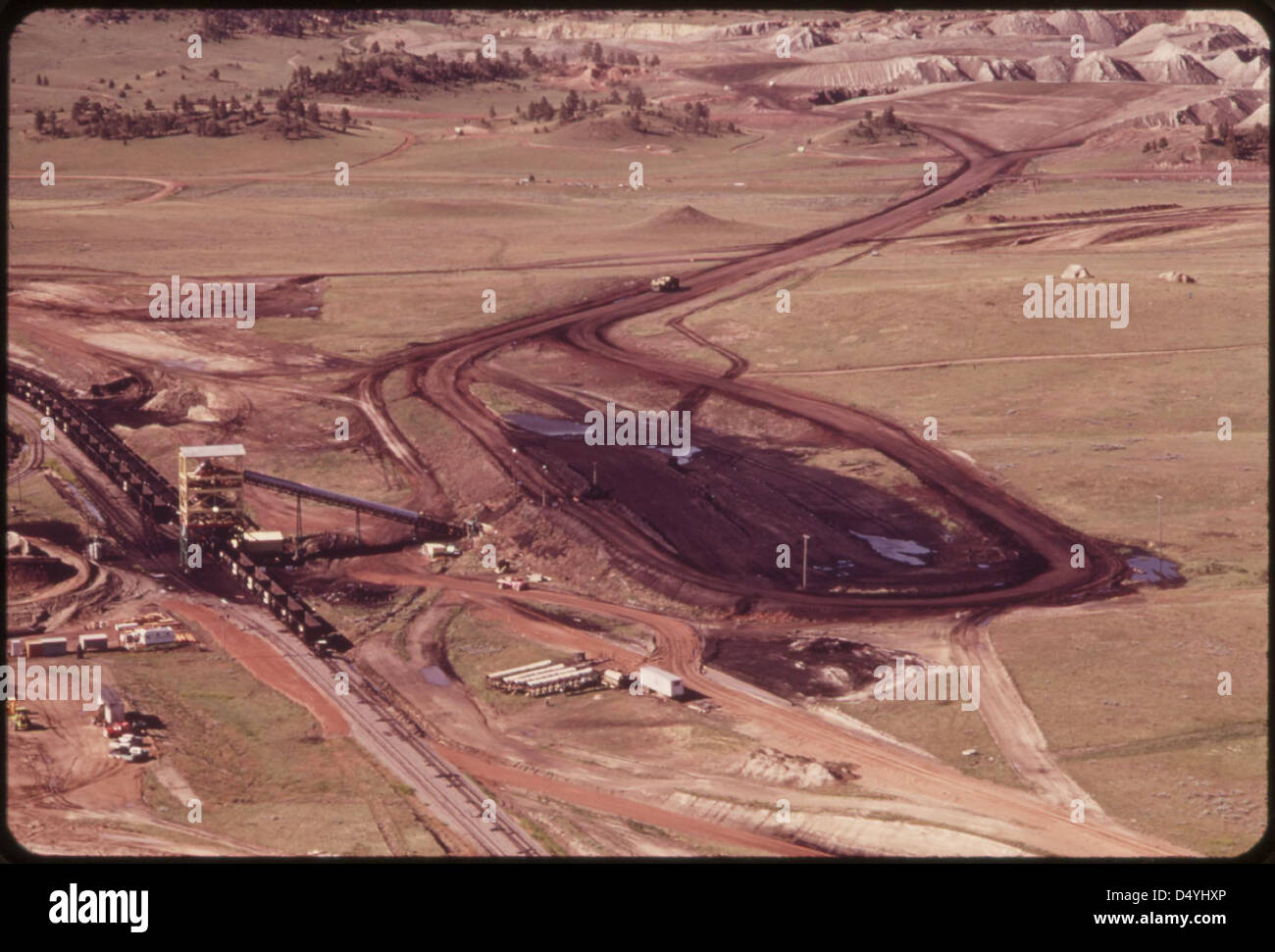 This June 1973 photograph shows a strip mine operated by Peabody Coal ...
