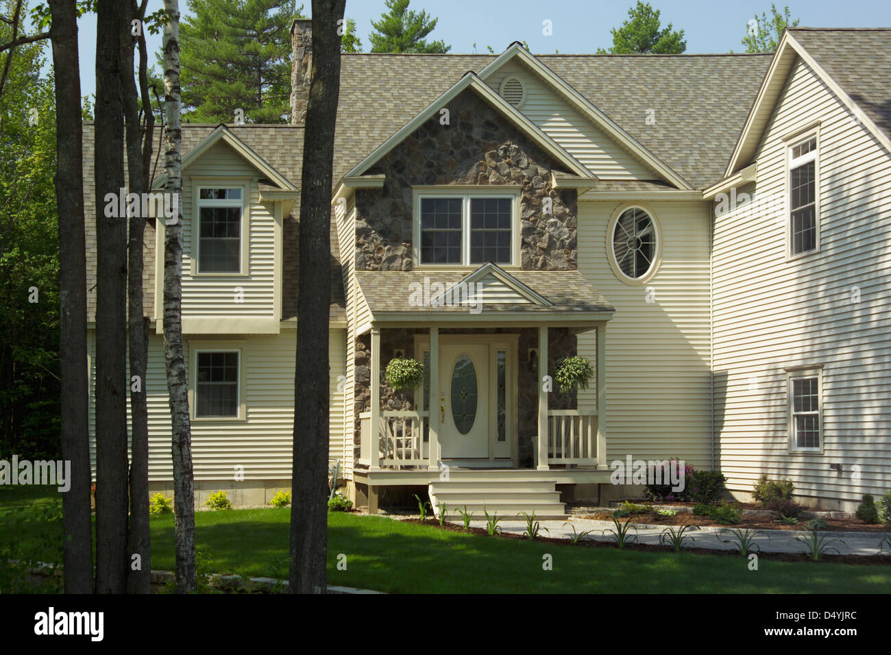 Exterior of a single family home Stock Photo - Alamy