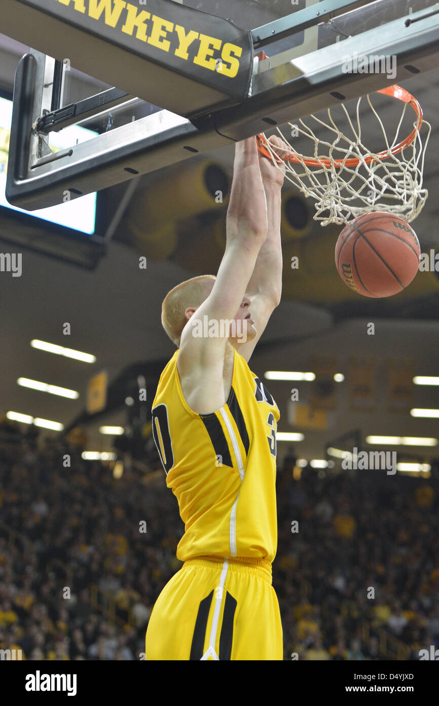 March 20, 2013 - Iowa City, IA, USA - March 20, 2013: Iowa's Aaron ...