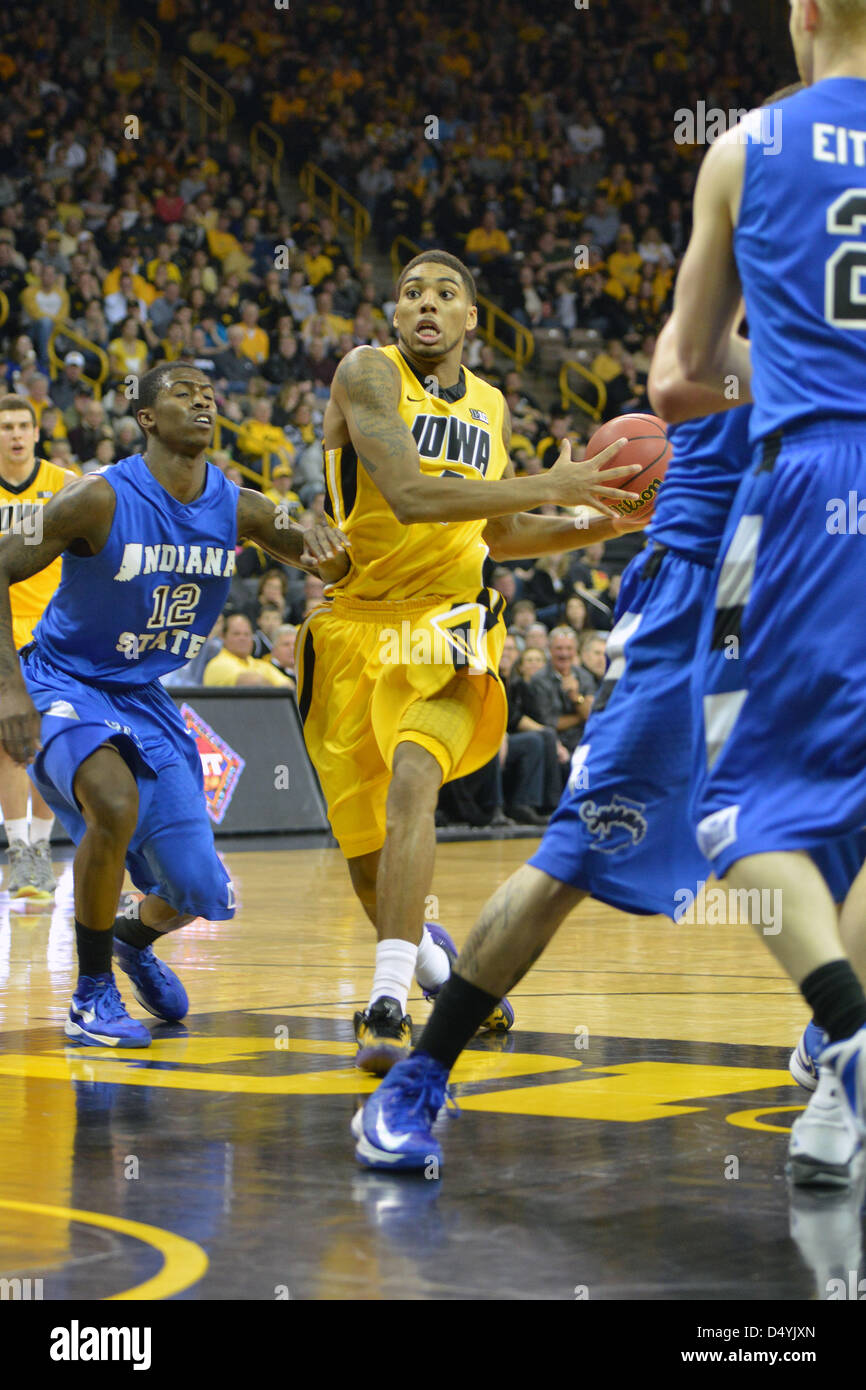 March 20, 2013 - Iowa City, IA, USA - March 20, 2013: Iowa's Roy Devyn ...