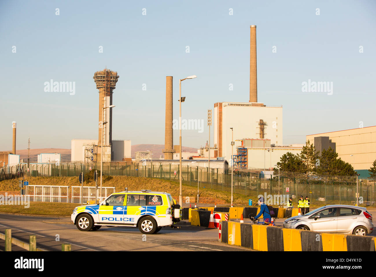 The nuclear reactor capped off at Sellafield nuclear power station ...