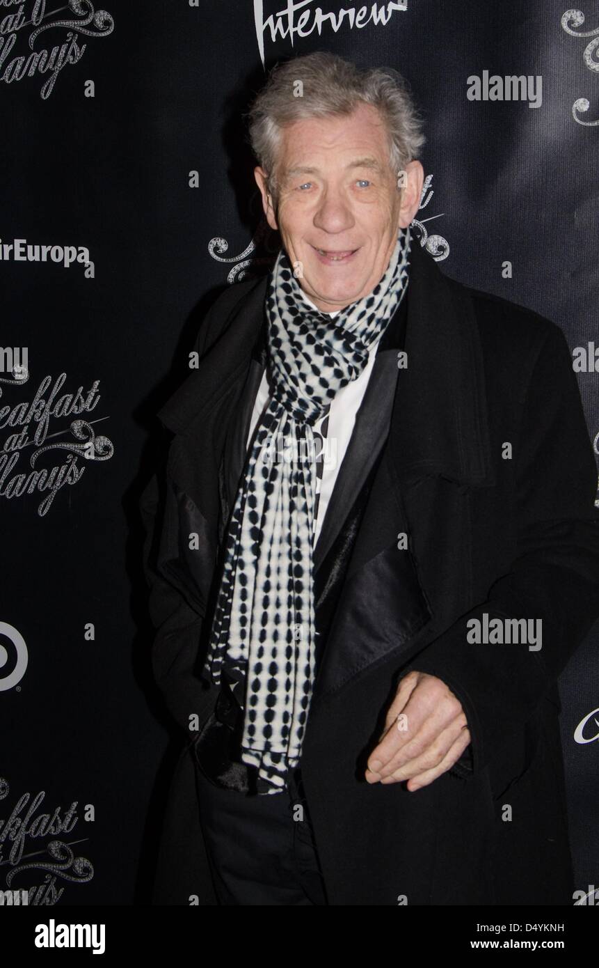 New York, NY, USA. March 20, 2013. Ian McKellen in attendance for ...