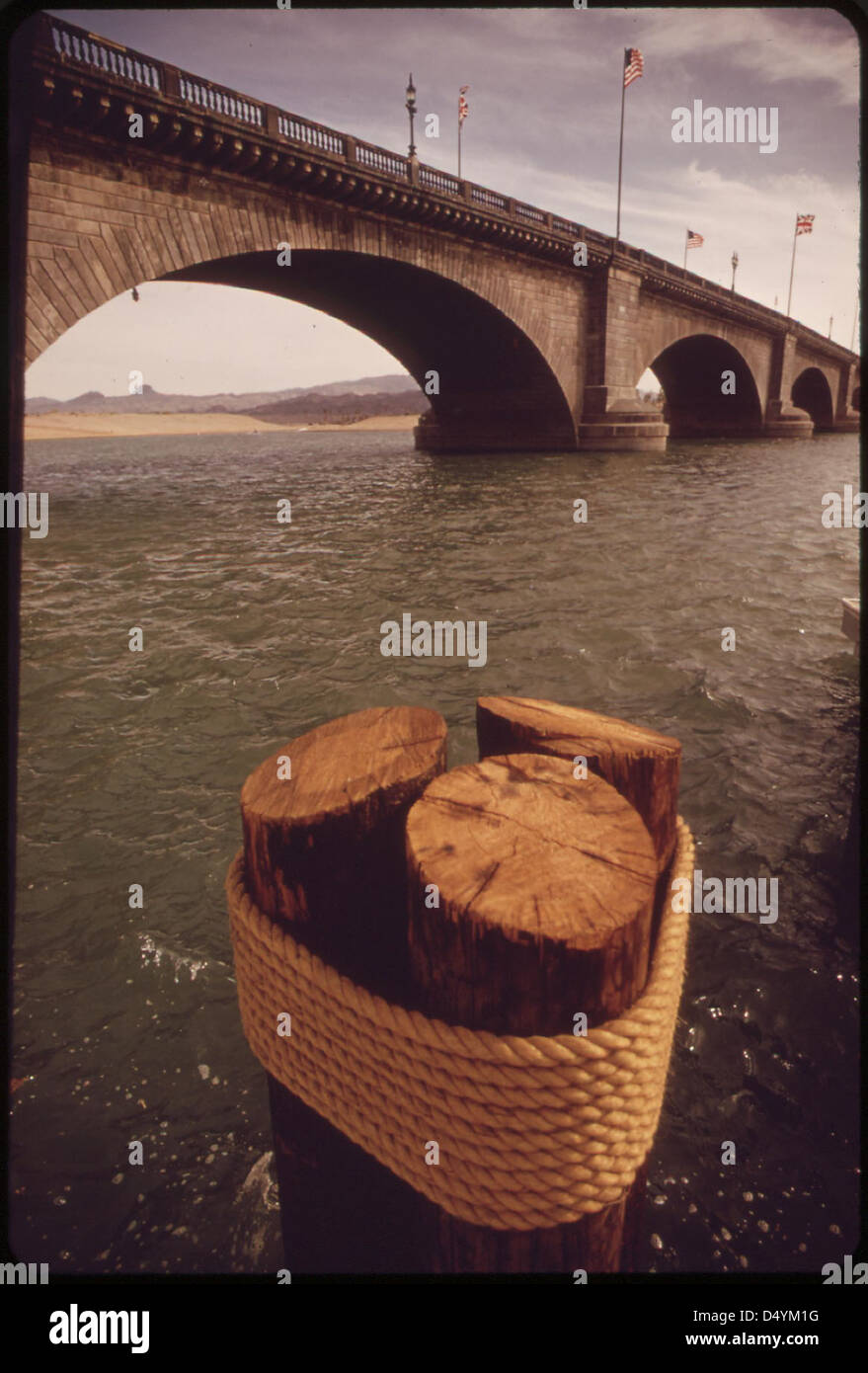 The famous London Bridge, which was relocated to Lake Havasu City ...