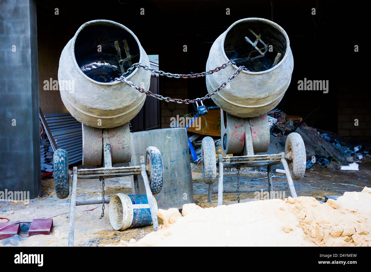 Cement mixers hi-res stock photography and images - Alamy